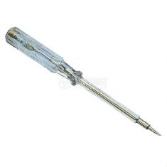 Mains tester straight screwdriver type 190mm 100-250V 0637H GAO