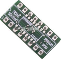 Circuit board SO16/DIP16, 22x11mm - VIKIWAT