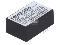 Converter DC/DC FDD03-15D1 9~18VDC 15VDC - VIKIWAT
