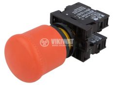 Panel switch M22-PV/K11 stop button - VIKIWAT