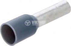 Crimp terminal, ferrule, 10mm, 4mm2, insulation - VIKIWAT