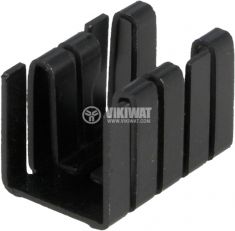 Алуминиев радиатор HS-010 за охлаждане 19x12.8x12.7mm