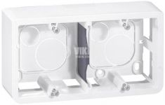 Surface mounting box 4/5 modules surface mount 40mm Mosaic Legrand
