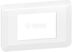 Frame Legrand Mosaic 3-modules white color 78803L - VIKIWAT