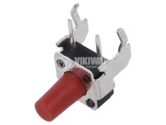 Micro Push Button, with soldering pins, model TL1105SF250Q | VIKIWAT