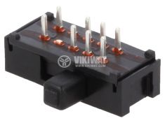 Slide switch with 3 positions, model MFP 263 P-RA | VIKIWAT