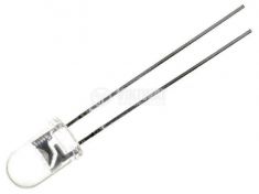 LED diode red 5mm 5000~8000mcd 20mA 20° THT - VIKIWAT