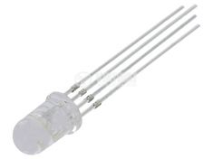 LED diode RGB 4.9mm 2180~3000mcd 20mA 100° THT - VIKIWAT