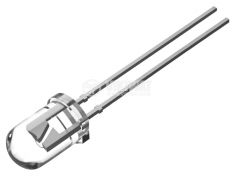 LED diode cool white 5mm 20mA 60° THT - VIKIWAT