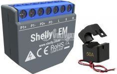 Wi-Fi Smart amperage meter 240VAC Shelly EM 262207 - VIKIWAT