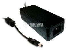 Adapter 48VDC 1.25A 60W 90~264VAC 5.5x2.1mm switched-mode GST60A48-P1J
