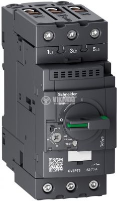 Circuit Breaker GV3P73 62~73A DIN rail - VIKIWAT