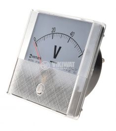 Analogue voltmeter VF-80 60VDC self-contained 82x82 mm