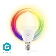 Wi-Fi Smart LED lamp 4.9W E14 470lm 2700~6500K RGB WIFILRC10E14
