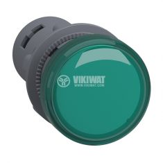 Indicator LED lamp XA2EVB3LC 24V green ф22mm - VIKIWAT