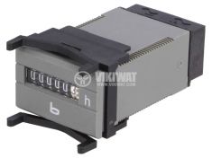 Counter of hours, electromechanical, 12~24VDC, 0 to 99 999.99h-Vikiwat