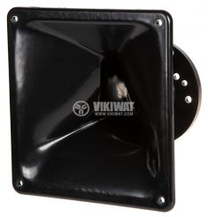 Speaker horn funnel JH5309 black rectangular 260x110x150mm - VIKIWAT