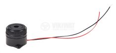 Buzzer 12 VDC 90 dB 3.7 kHz Screw Type Mounting KPI-G2910L
