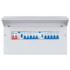 Distribution box 16 modules for surface mounting white 61168S ELMARK