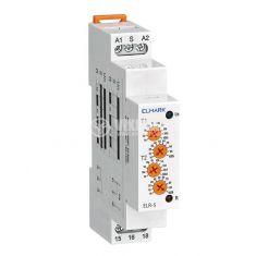 Timer ELR-6 multifunctional 1s~100d 2xNO+2xNC DIN 32A/250VAC - VIKIWAT