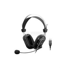 Headset with microphone A4TECH HU-50 2m USB black | VIKIWAT