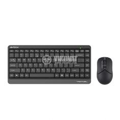Mouse and keyboard A4TECH FG1112 USB wireless black - VIKIWAT