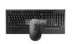 Mouse and Keyboard RAPOO NX2000 USB black - VIKIWAT