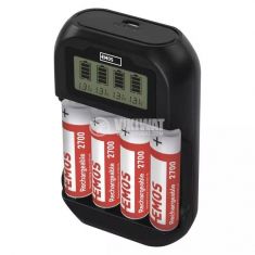 Battery charger 4xAA/AAA BCN-41D + 4AA 2700 Emos - VIKIWAT