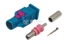 Connector FAKRA II SMB F, female, straight - VIKIWAT
