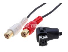 Car radio receiver socket adapter AUX RCA Pioneer - VIKIWAT