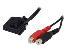 Car radio receiver socket adapter AUX RCA Seat Škoda VW - VIKIWAT