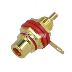 Cinch socket ( A / V jack) female CC - 222B gold plated - VIKWIAT