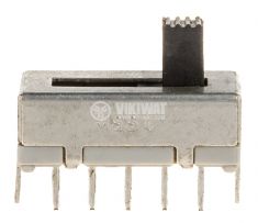 Slide switch 4 positions 10 pin DP4T ON-ON-ON-ON THT - VIKIWAT