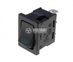 Rocker switch 2-position black R13-66B4-02-BBG-L1 - VIKIWAT