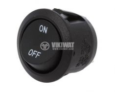 Rocker switch 2-position black SCI R13-112A-02-BBNN-79 - VIKIWAT