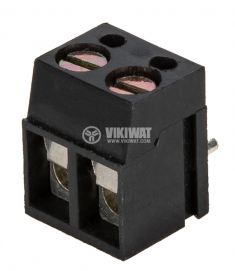 PCB terminal block 2 pins, 16А, 5mm - VIKIWAT