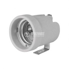 Porcelain socket plate E27 lamp holder - VIKIWAT