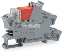 Реле цокъл DIN 16A 24VDC 788-304 WAGO - ВИКИВАТ