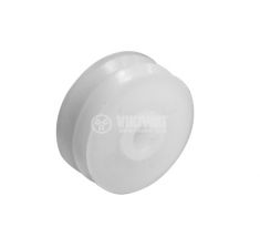 Ролка PVC D10.5mm H4.5mm с отвор ф1.5mm - ВИКИВАТ