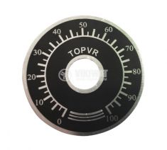 Potentiometer scale range from 0 to 100 mm outside diameter ф41mm - VIKIWAT