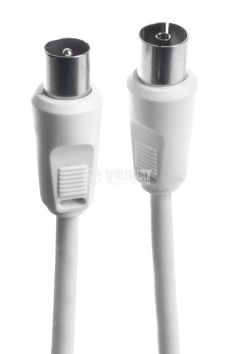 Coaxial cable with connectors RFm - RFf 10m - VIKIWAT