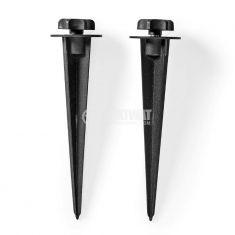 LED Garden Spotlight Peg FLMT10BK2 NEDIS - VIKIWAT