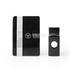 Wireless doorbell NEDIS DOORB223CBK 230V 80dB black - VIKIWAT