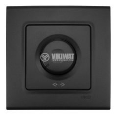 Electric switch Pro dimmer RC 400W for built-in black Linnera life Viko ...