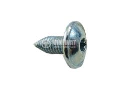Screw, M5, 5x12.5 mm, half roundhead, allen key, full thread- VIKIWAT