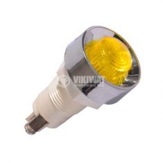 Indicatior Glim Neom Lamp XH020 220V yellow Ф12mm