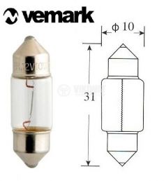 Auto Filament Bulb Axial Type 12 V 5 W