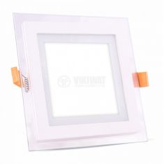 LED panel built-in 18W square 1260lm 6400K cool white VT-1881G