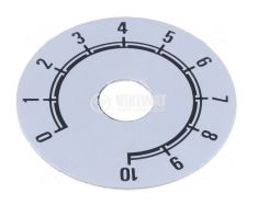 Scale potentiometer range of 0 to 10 ф38mm outer diameter