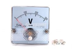 Voltmeter SF-80 300VDC self-contained 80x80mm vikiwat.com